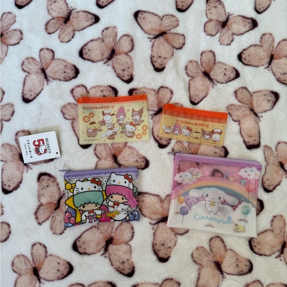 Sanrio | Bags | Sanrio Pouch Bundle | Poshmark